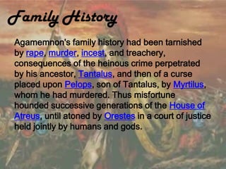 Life of Agamemnon | PPT