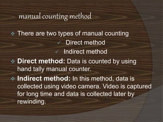 Traffic volume study | PPT