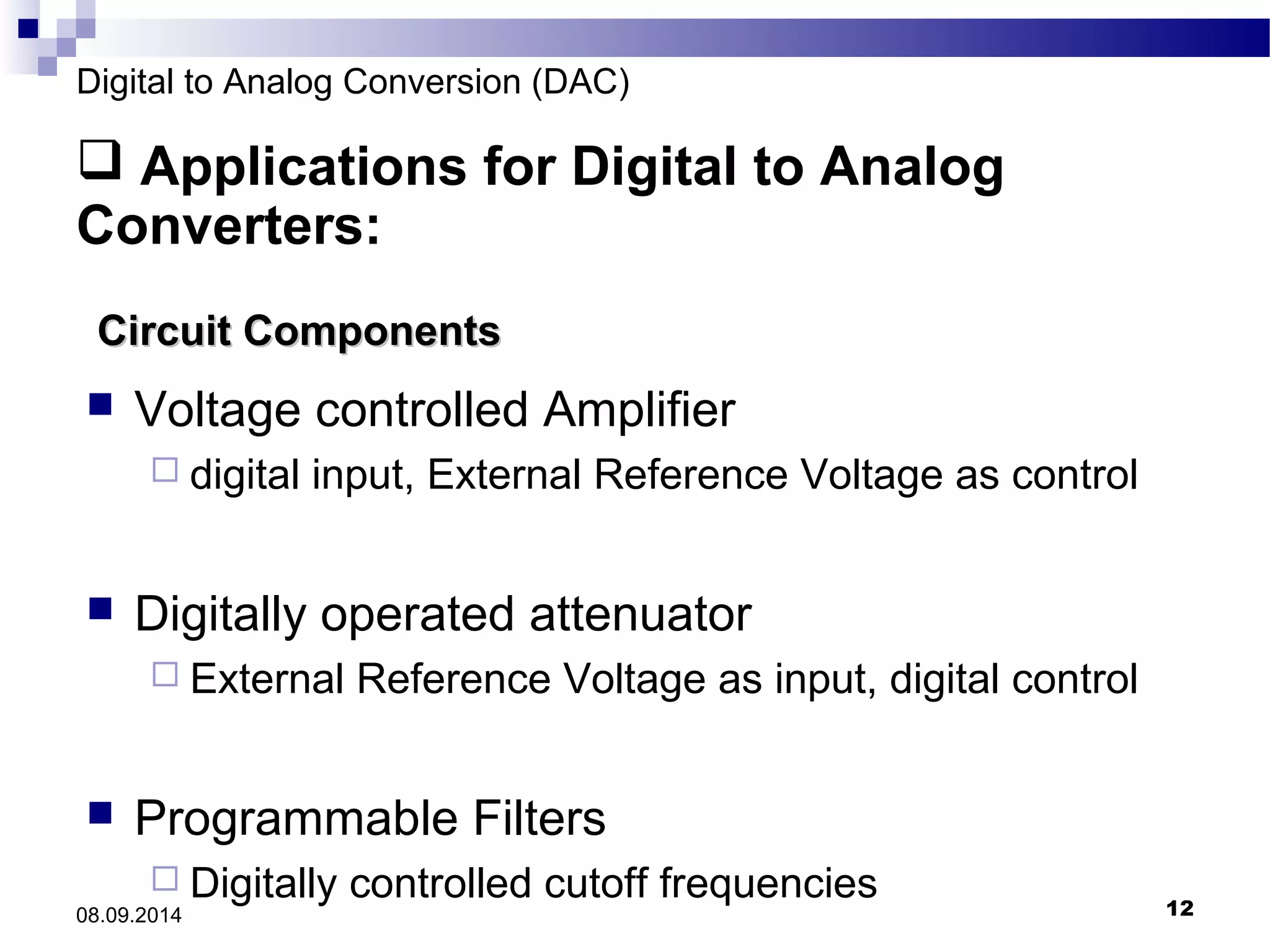 DAC-digital to analog converter | PPT