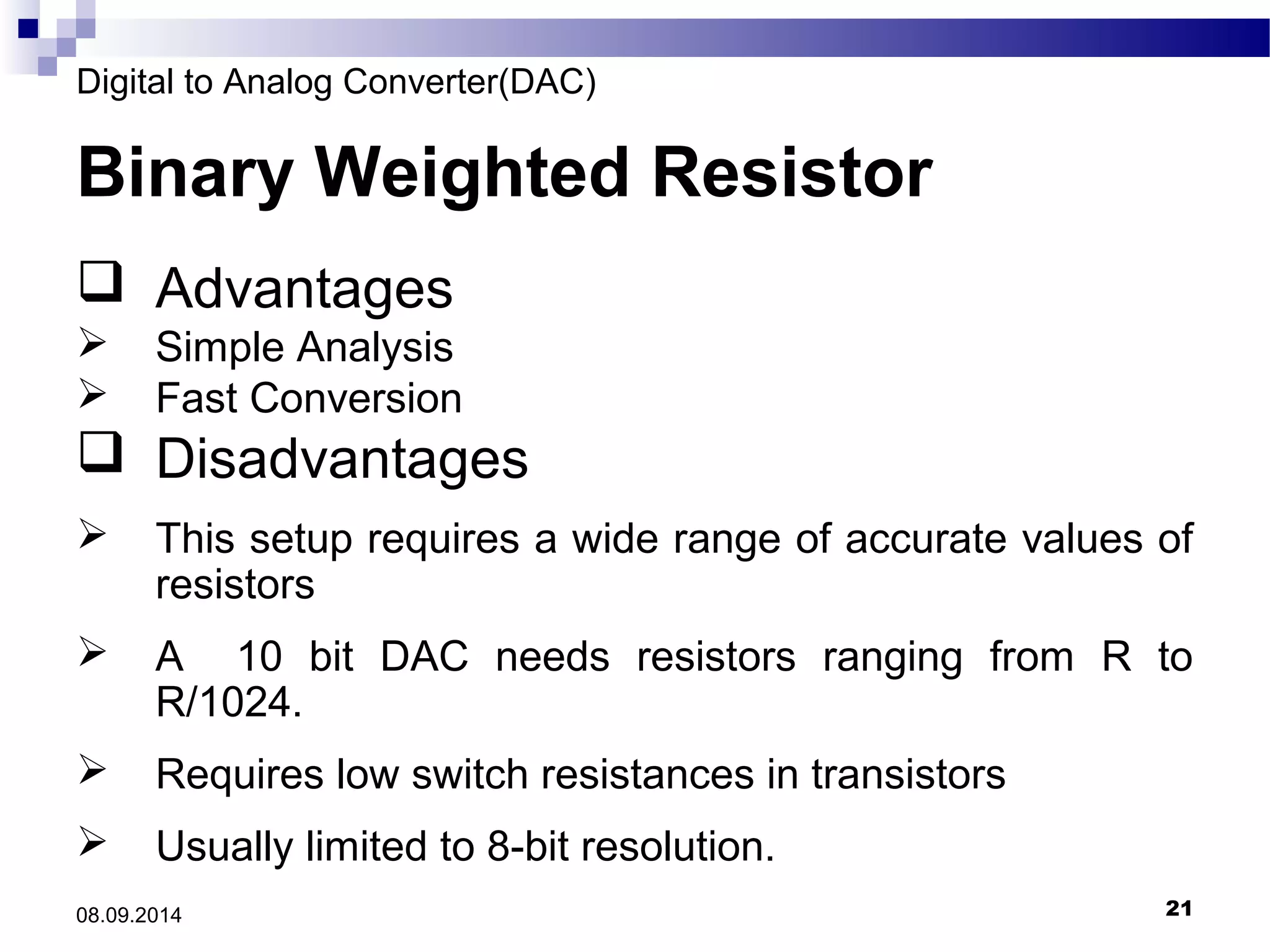 DAC-digital to analog converter | PPT