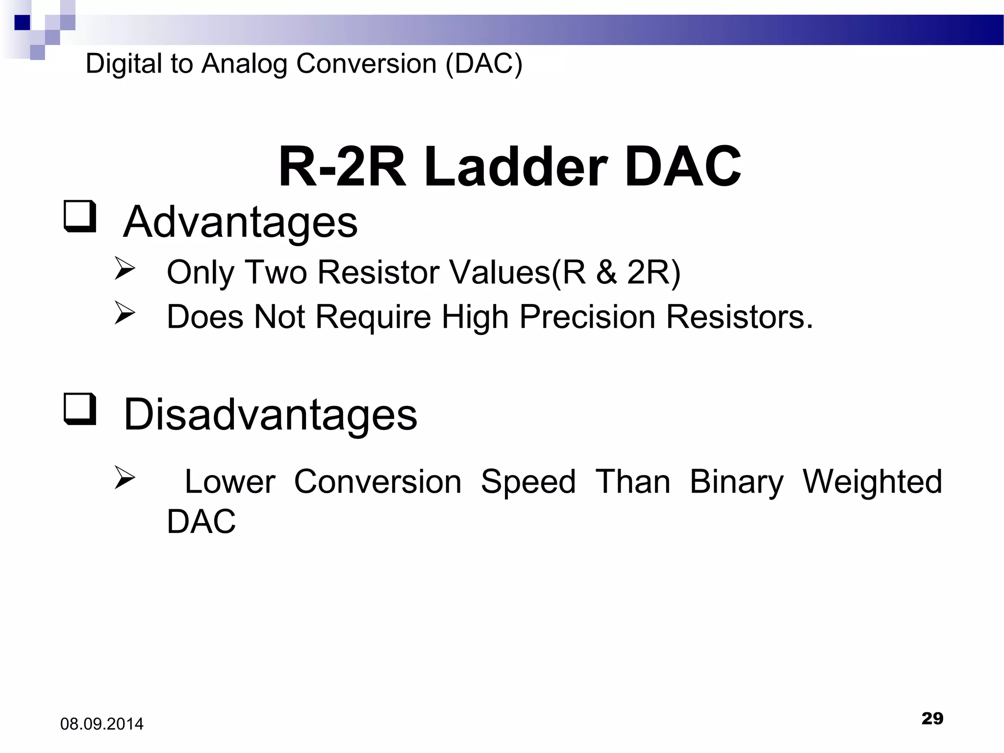 DAC-digital to analog converter | PPT
