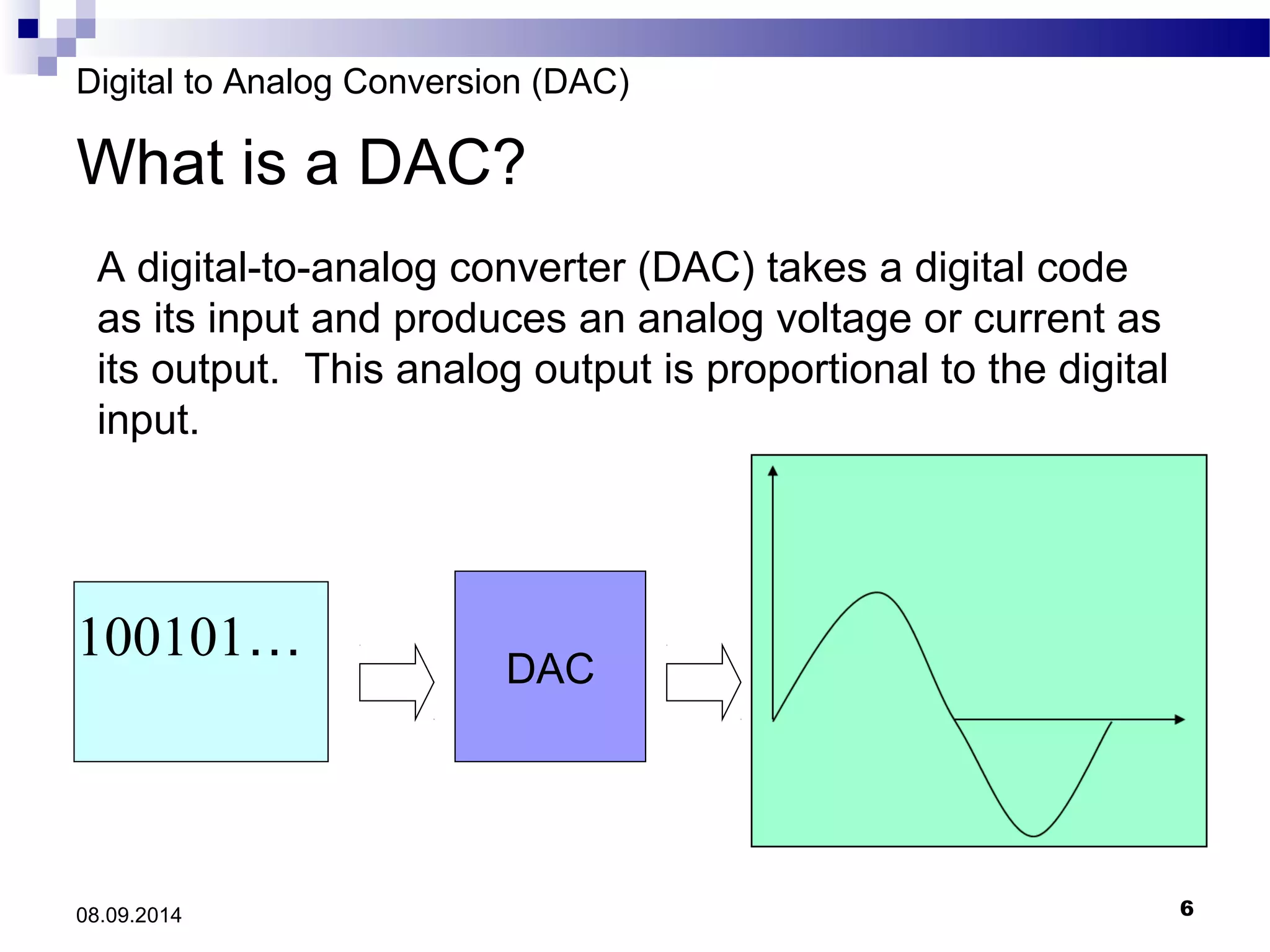 DAC-digital to analog converter | PPT