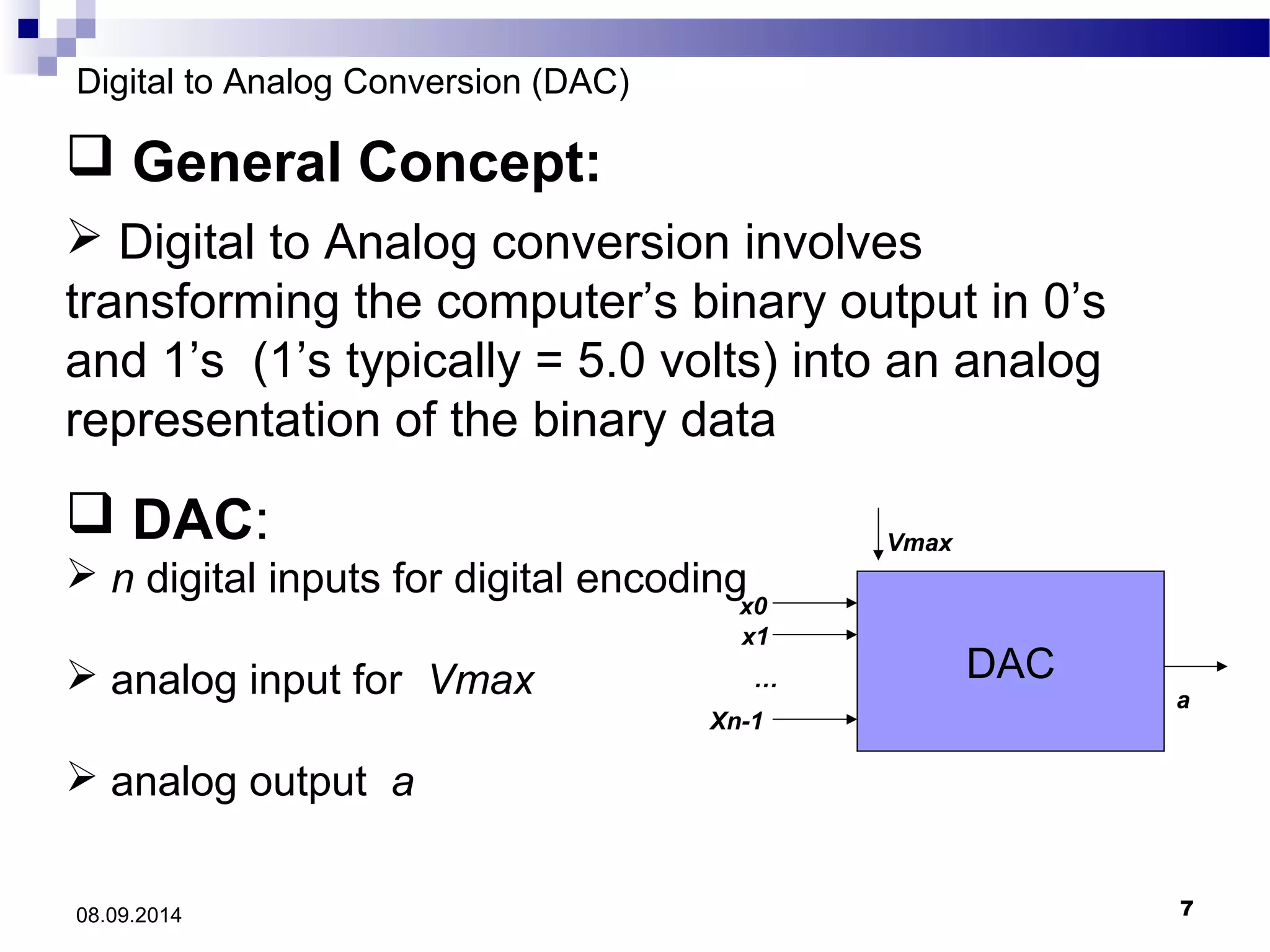 DAC-digital to analog converter | PPT