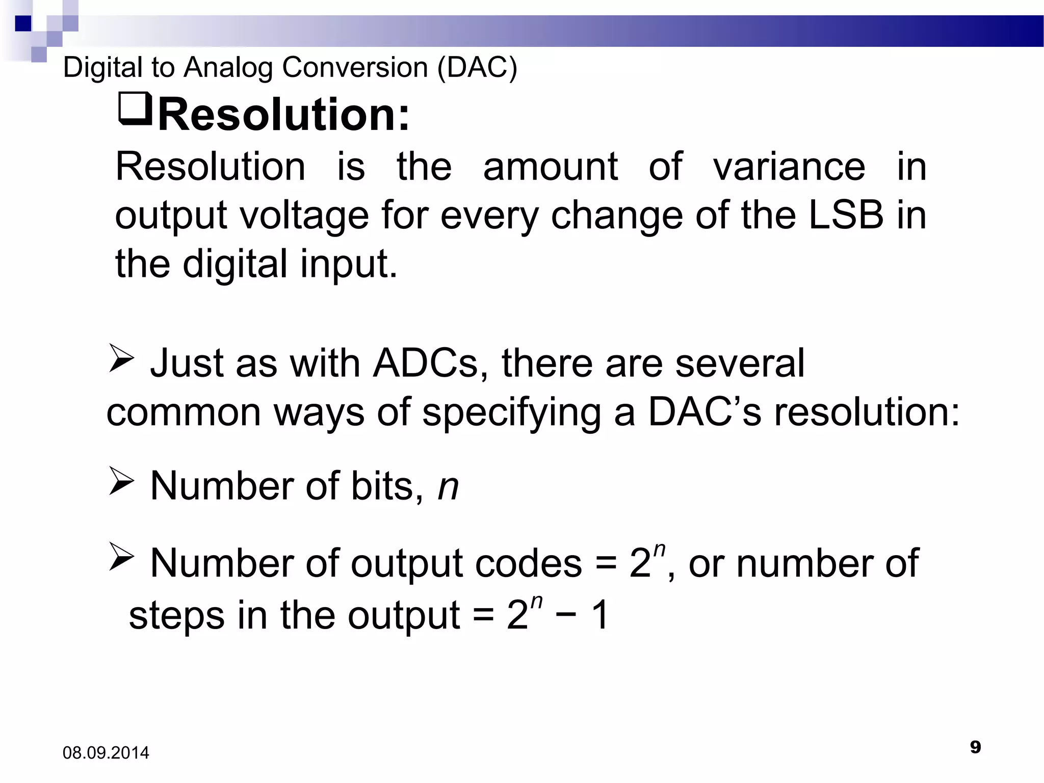 DAC-digital to analog converter | PPT | Digital Audio | Computer ...