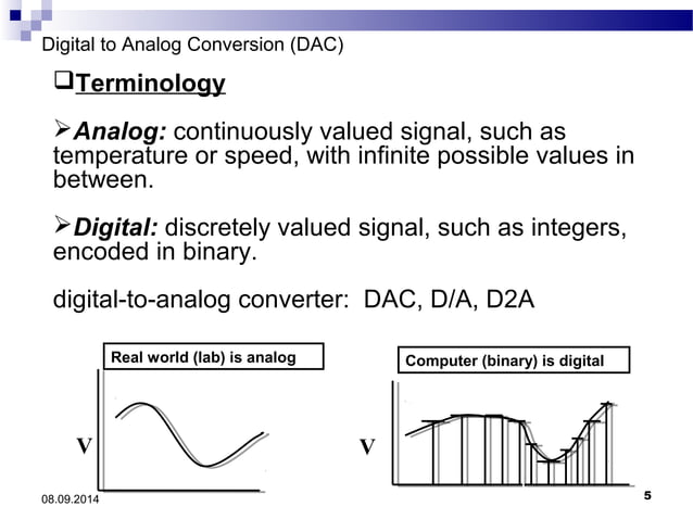 DAC-digital to analog converter | PPT | Digital Audio | Computer ...