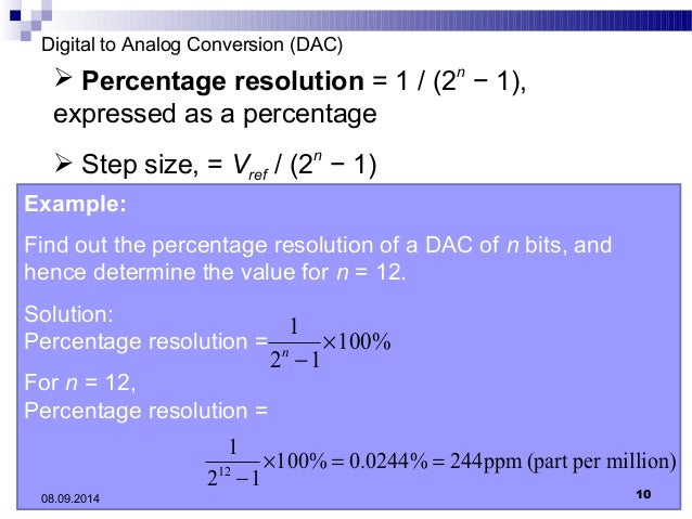 DAC-digital to analog converter