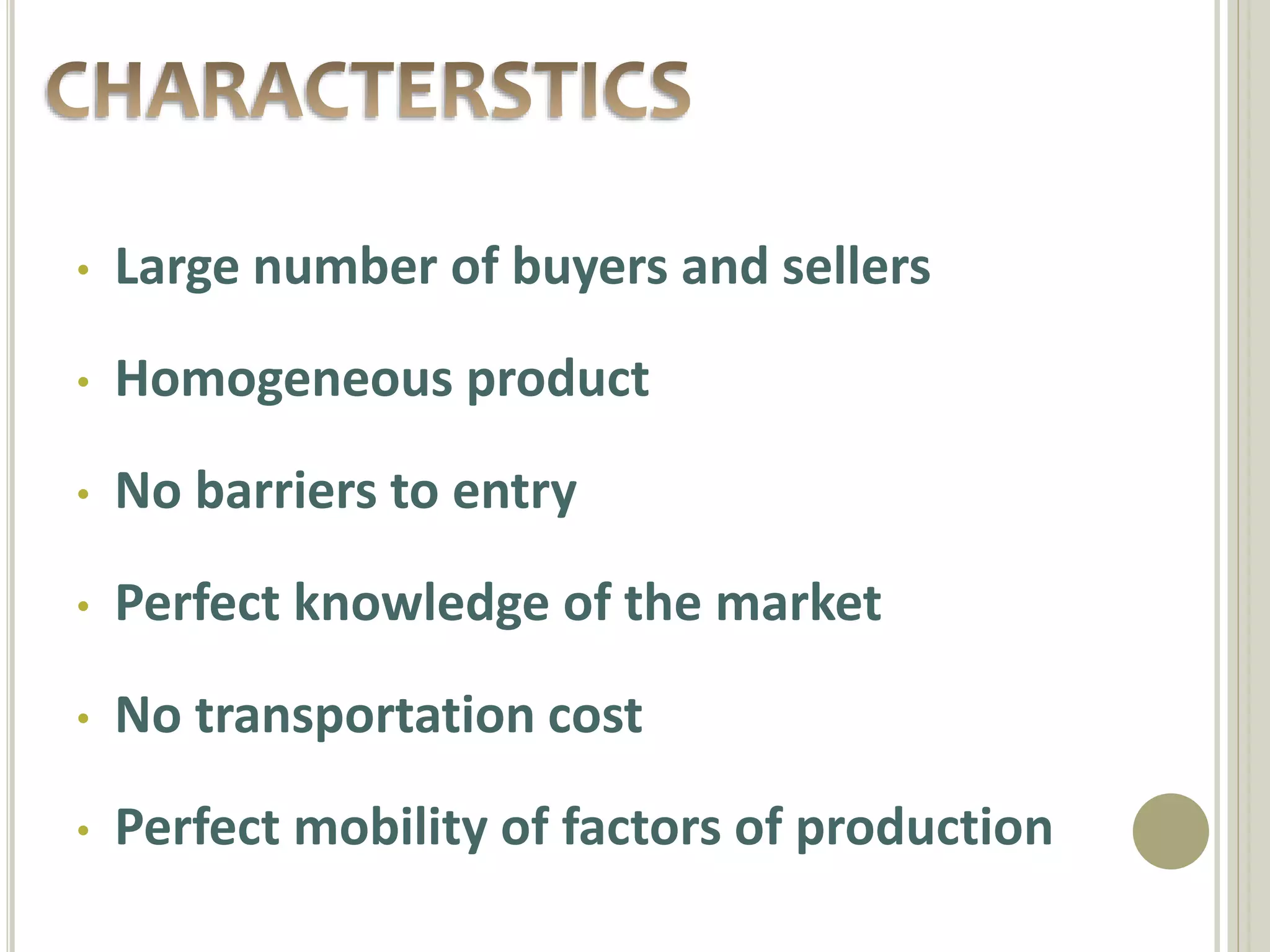 Economics - Market Structure | PPTX