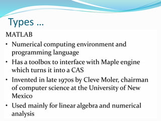 Computer Scientific Applications | PPT