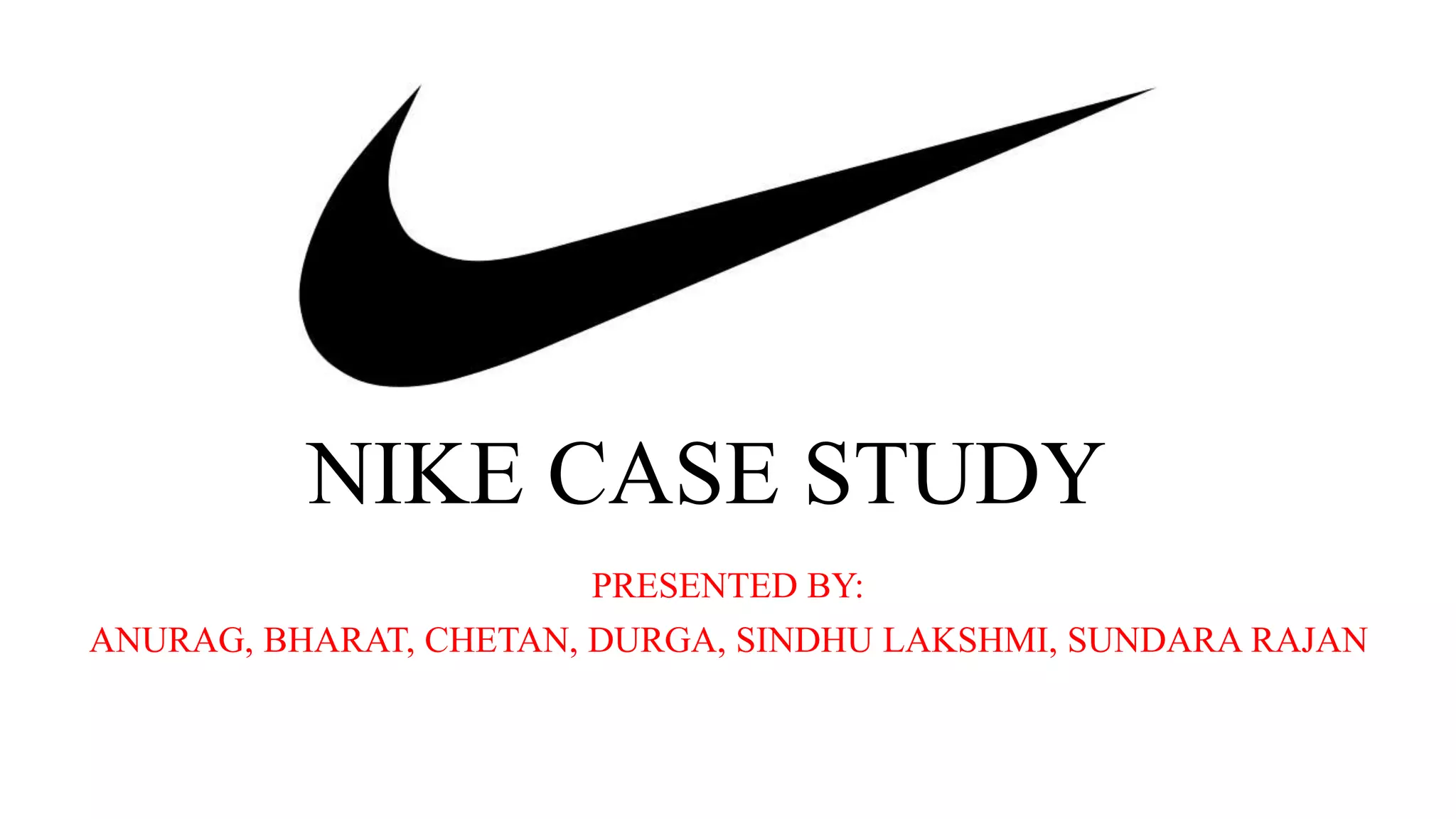 NIKE Marketing Management Case analysis | PPTX