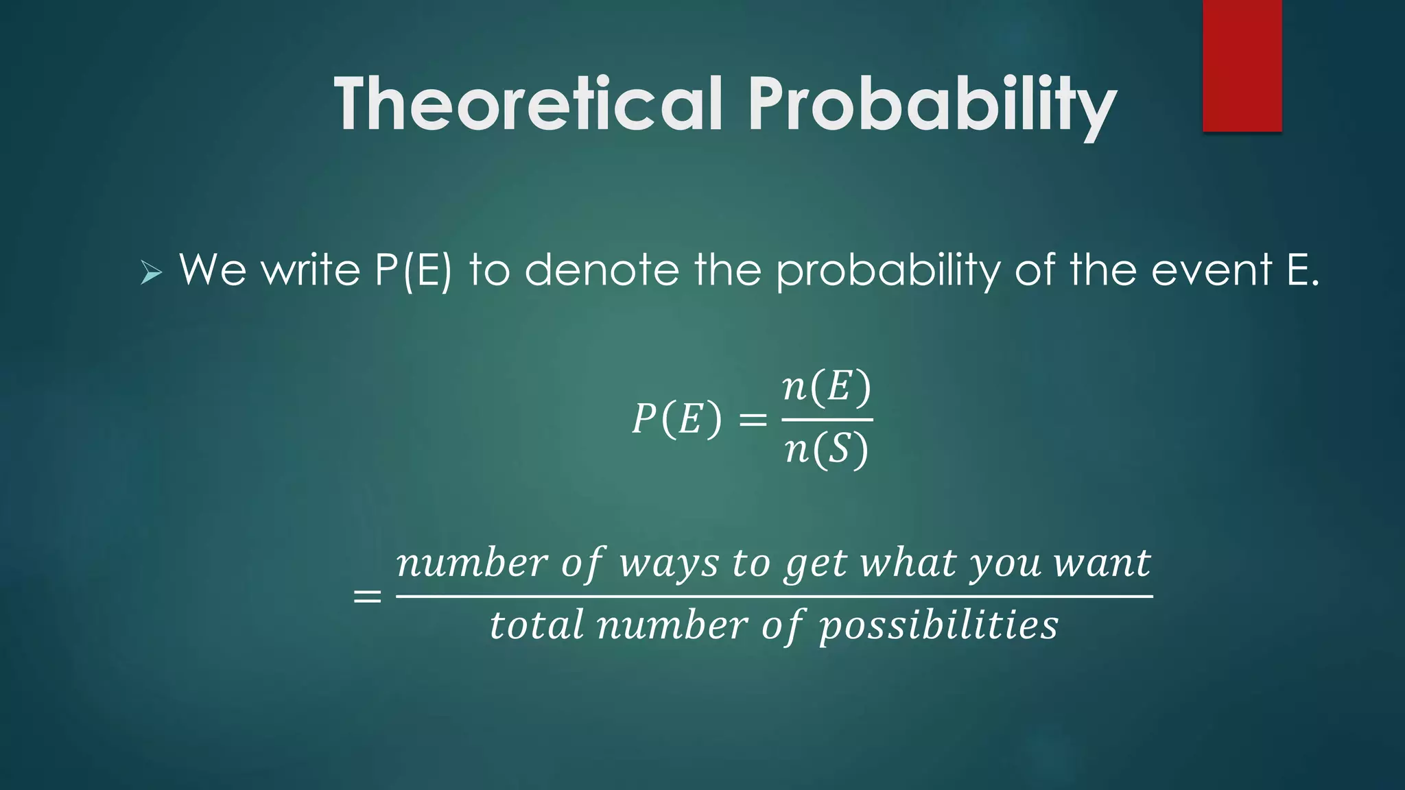 introduction to probability | PPTX
