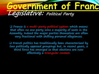 The Government of France | PPTX