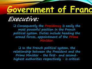 The Government of France | PPTX