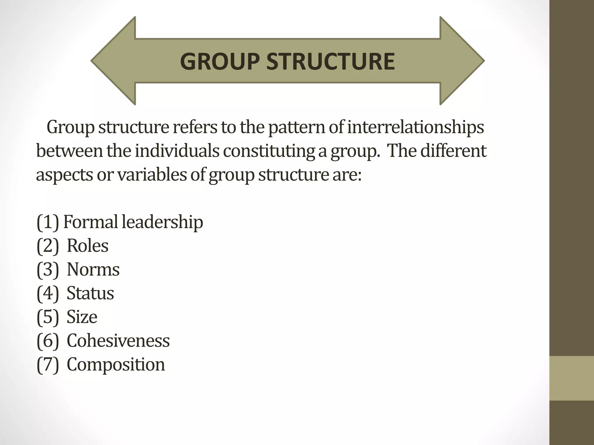 Groups In Organisations & Group Dynamics | PPTX