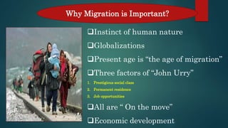 Theories of migration | PPTX