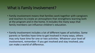 Family Involvement | PPTX