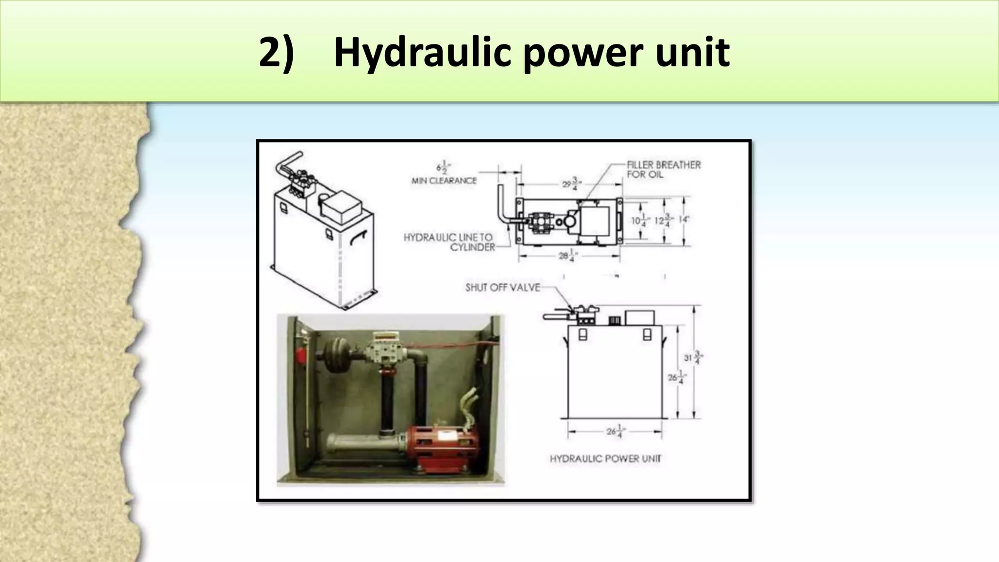 TYPICAL LIFT DESIGN (TRACTION AND HYDRAULIC LIFT) COMPONENTS AND OPERATIONS | PPTX