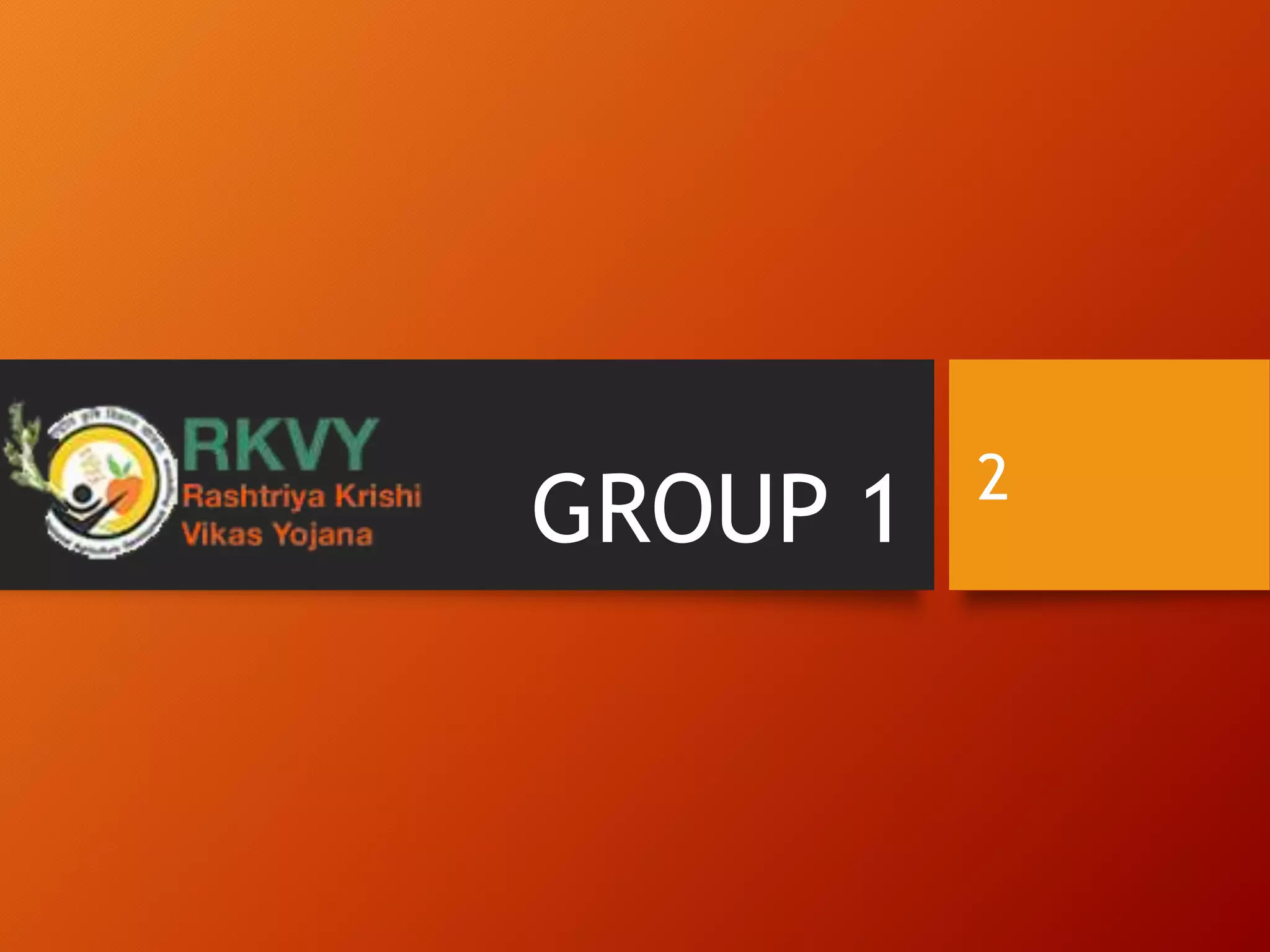 Rashtriya Krishi Vikas Yojana - RKVY | PPTX