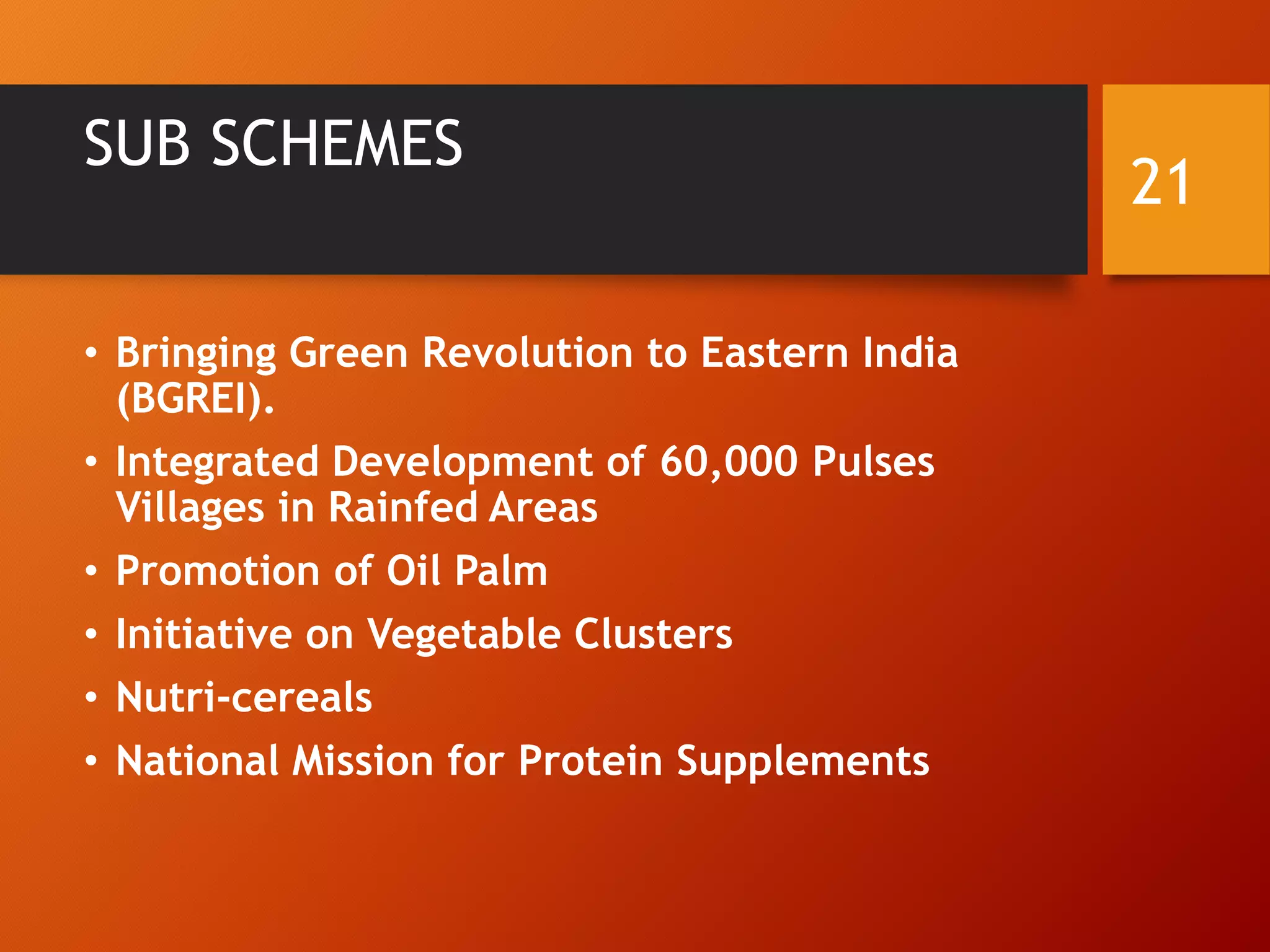 Rashtriya Krishi Vikas Yojana - RKVY | PPTX