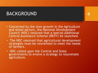 Rashtriya Krishi Vikas Yojana - RKVY | PPTX