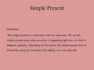 Simple Present | PPTX