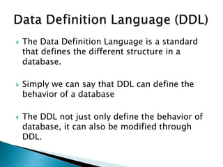 Data Ware Housing through SQL concept | PPT