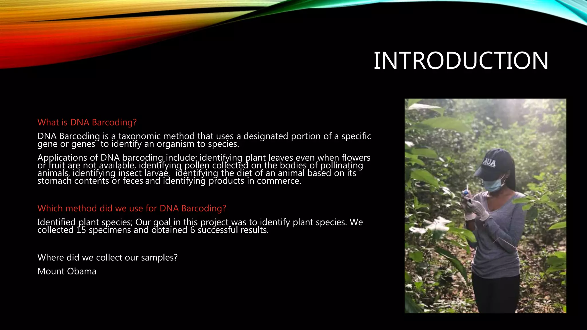 AUA DNA Barcoding 2018 Group 1 | PPT