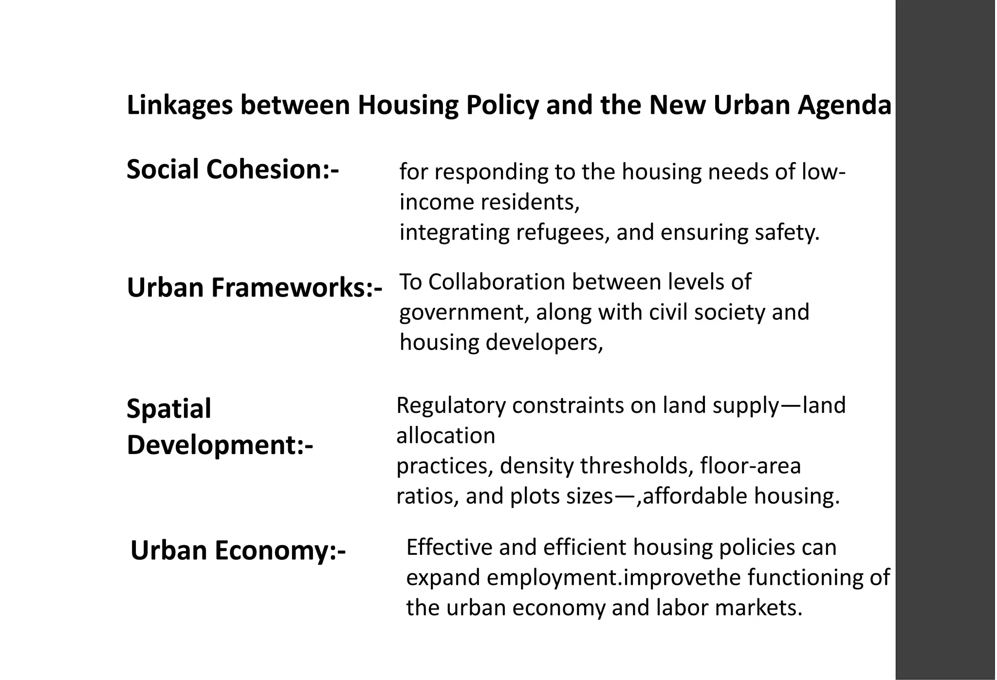 Housing and housing policy, HSTU | PPTX