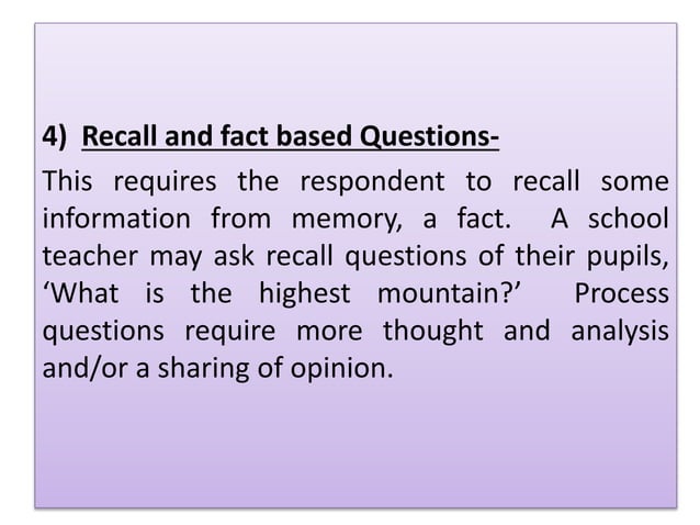 classroom questioning | PPTX