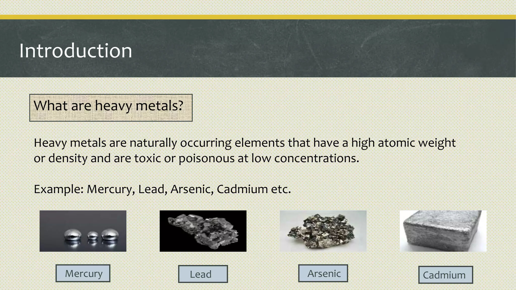 Heavy metal toxicity | PPTX