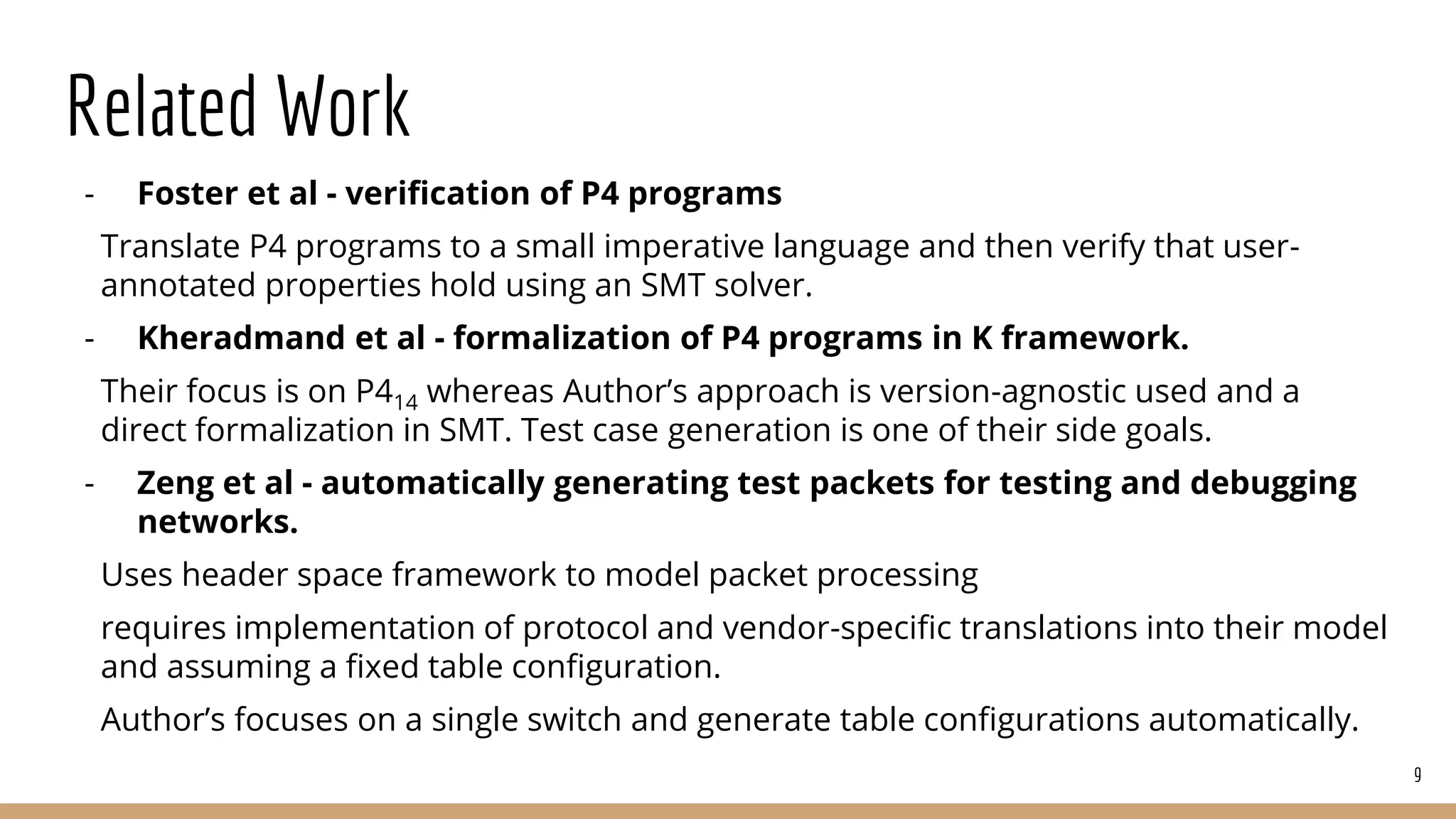p4pktgen: Automated Test Case Generation for P4 Programs | PPTX
