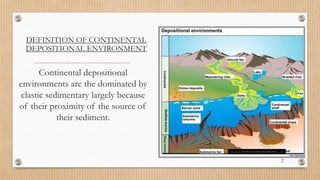 GLACIAL DEPOSITIONAL ENVIRONMENT | PPTX