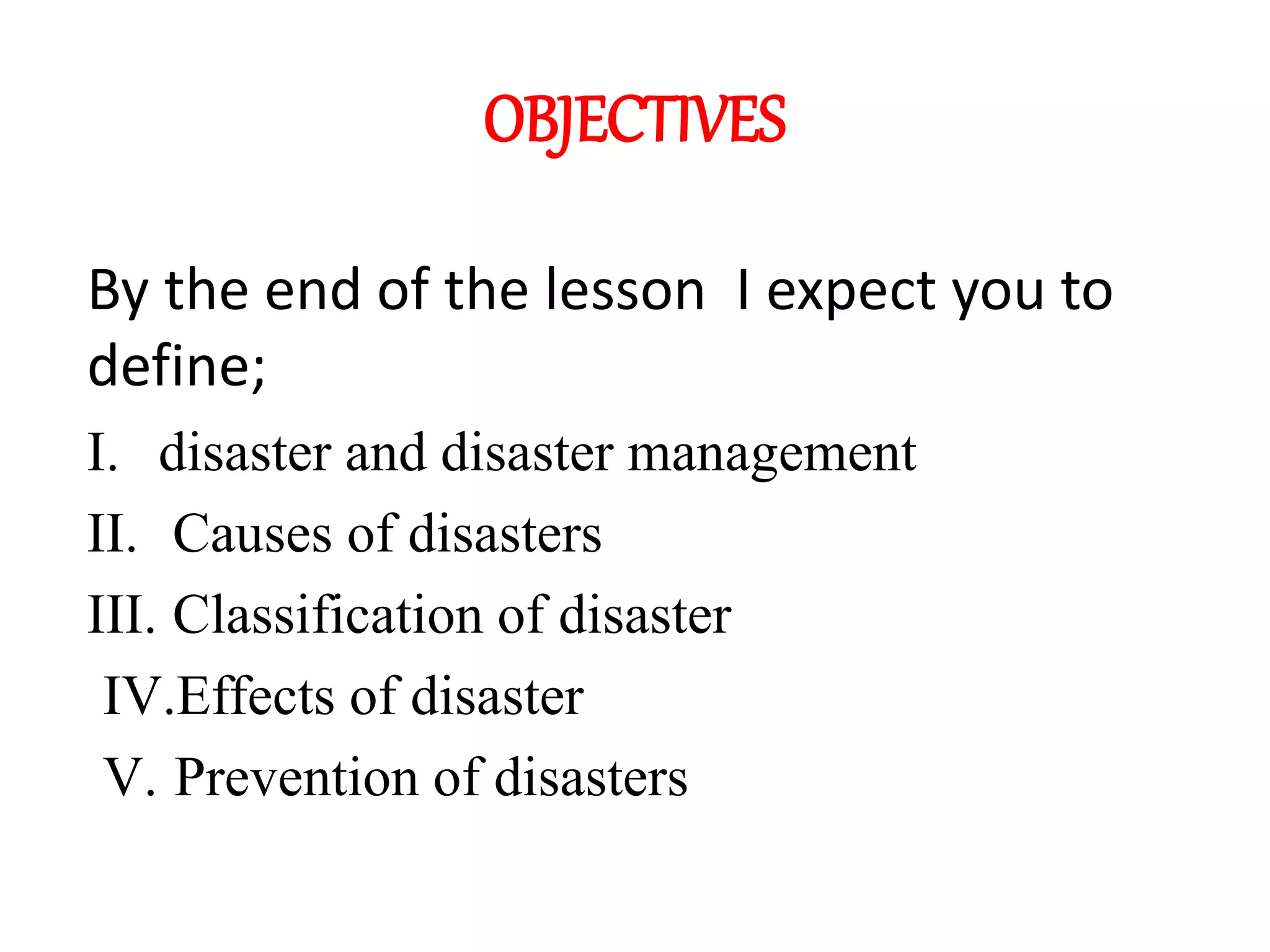 DISASTER MANAGEMENT | PPTX