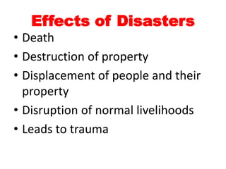 DISASTER MANAGEMENT | PPTX | Disasters