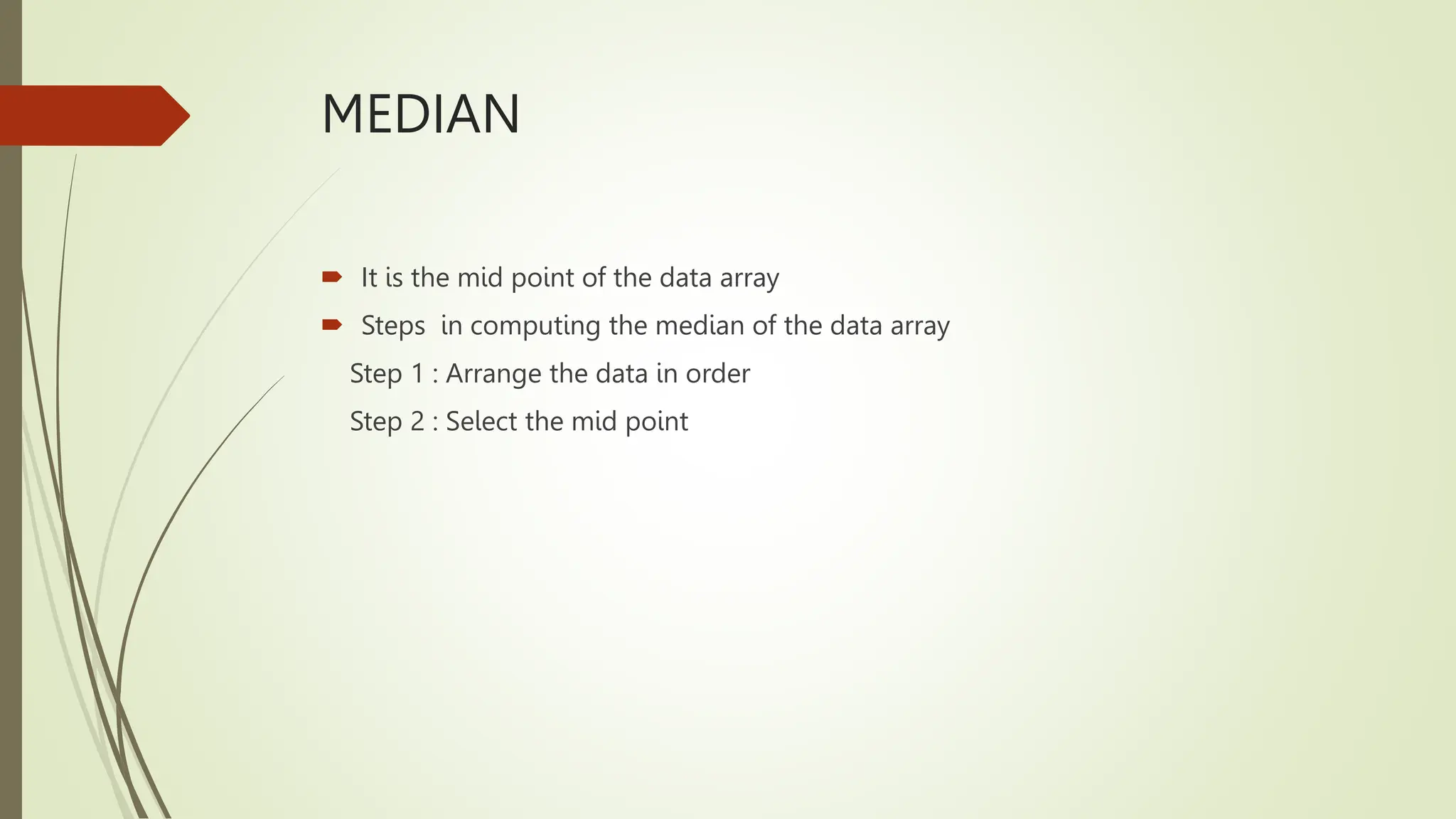 Statistics " Measures of Central Location" Group one presentation. | PPTX