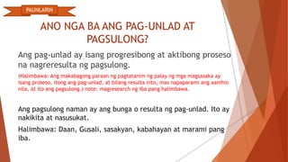 GROUP 1 presentation konsepto at palatandaan ng pambasang kaunlaran ...