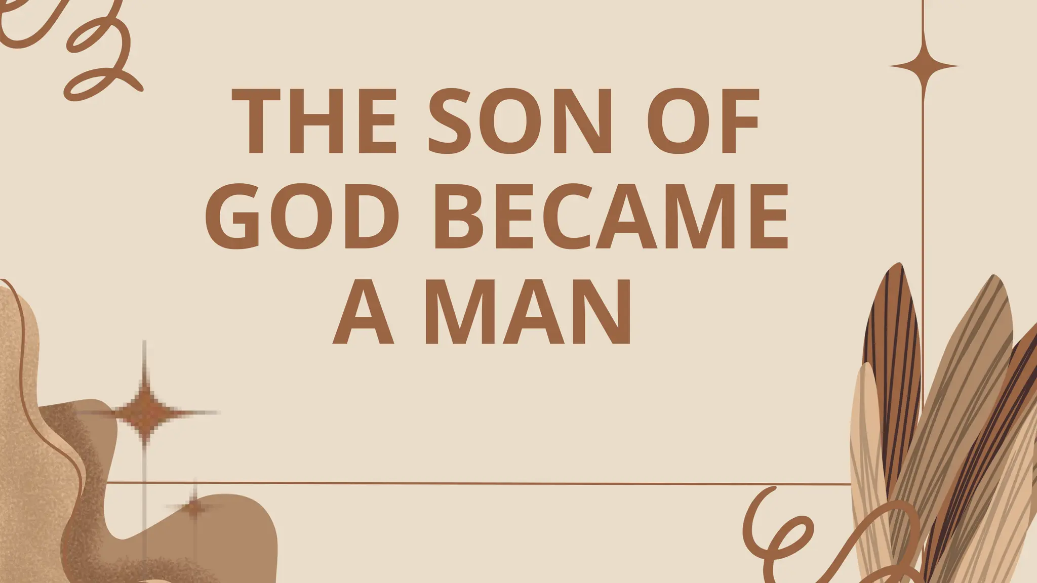 The Creed, the god became a man, presentation | PPTX