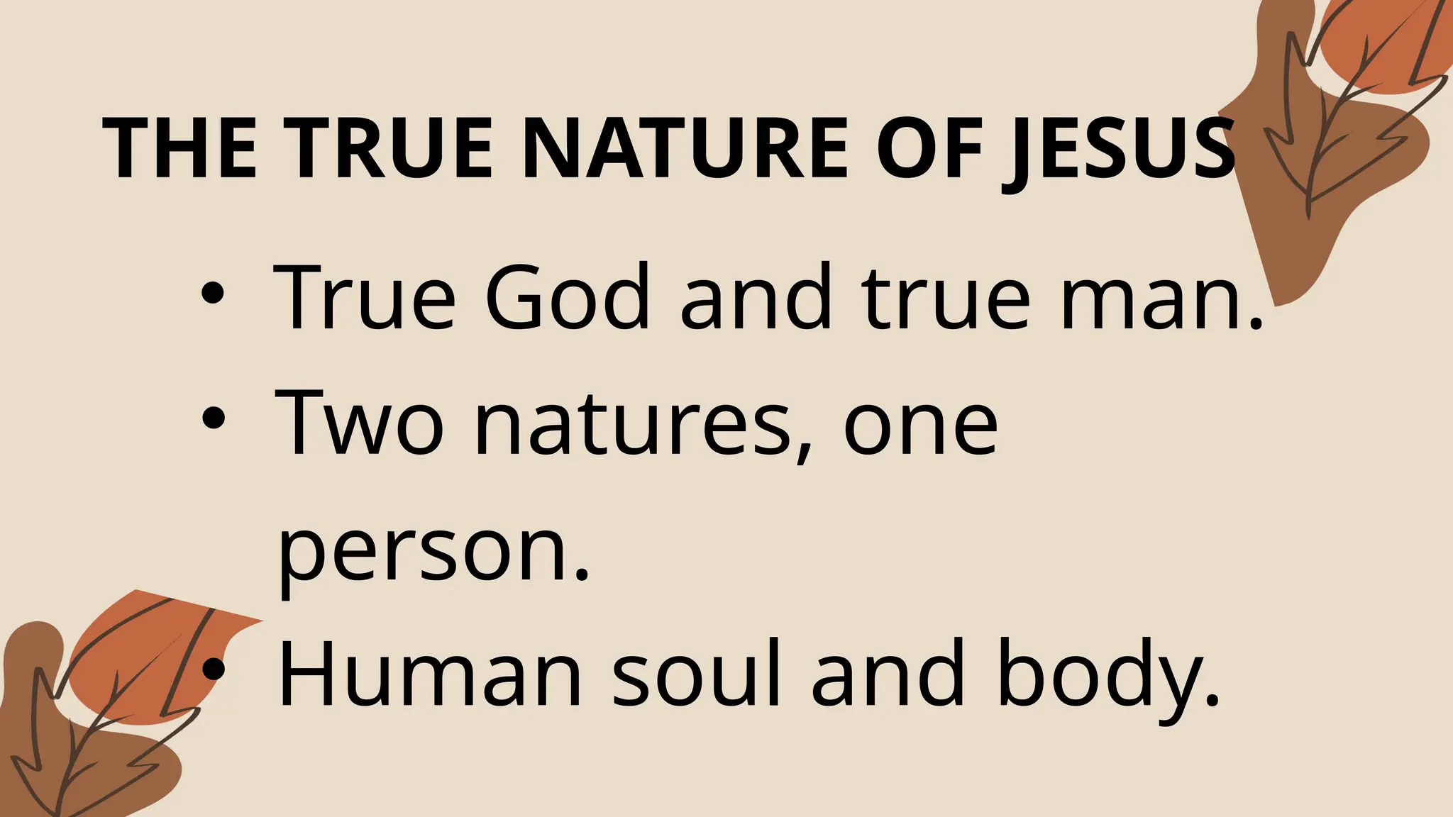 The Creed, the god became a man, presentation | PPTX