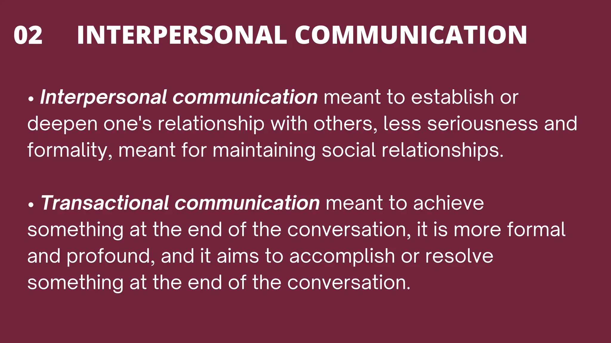 types of communication /purposive communication | PPT
