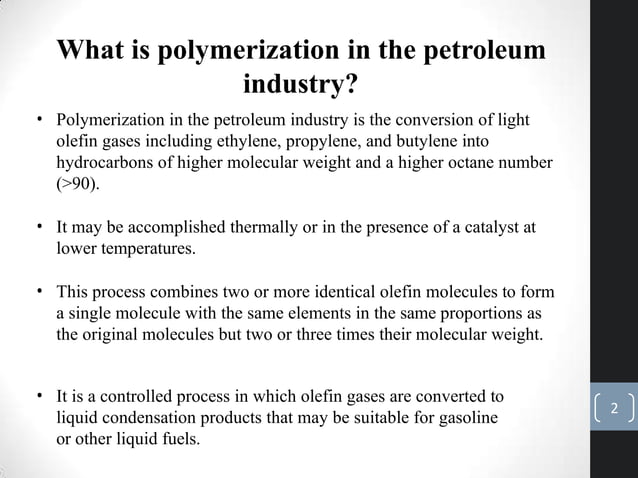 Polymerization Process for Gasoline Production.pptx