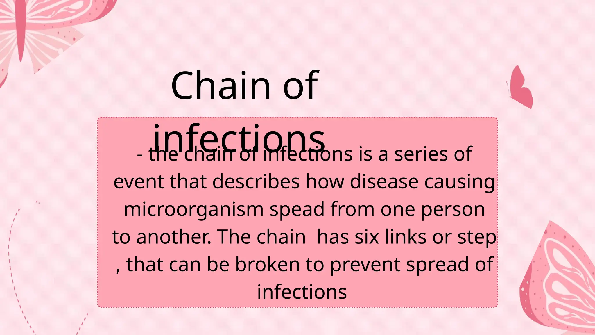 The Types Of Communicable Disease/Chain of Infection | PPTX