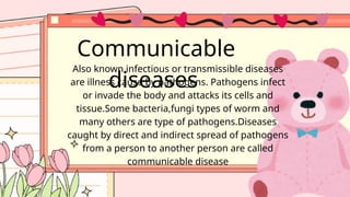 The Types Of Communicable Disease/Chain of Infection | PPTX