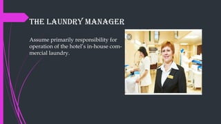 Function of Housekeeping, personnel, duties and responsibilities ptx | PPTX