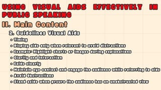 USING VISUAL AIDS AND POWER POINT IN PUBLIC SPEAKING | PDF