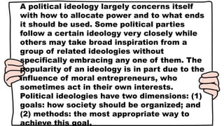 Differentiate the Political ideologies.. | PPTX