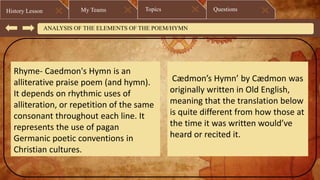 Analysis of Caedmons Hymn Presentation.pptx