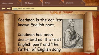 Analysis of Caedmons Hymn Presentation.pptx