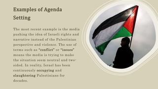 Agenda Setting Theory - Communication Theories | PPTX