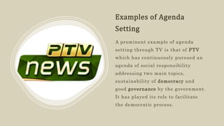 Agenda Setting Theory - Communication Theories | PPTX