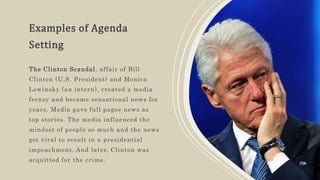 Agenda Setting Theory - Communication Theories | PPTX