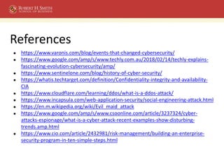 Cybersecurity - Introduction and Preventive Measures | PPTX